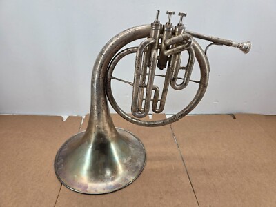 *Vintage* Varsity Silver Single mellophone Case M/P Restore | eBay