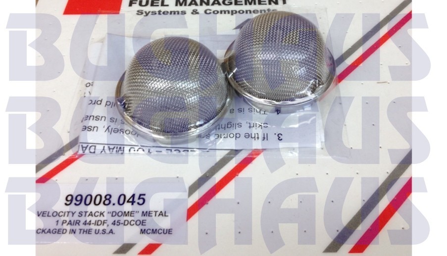 WEBER 44 IDF VELOCITY STACK DOME AIR FILTER SCREENS - ONE PAIR - FREE ...