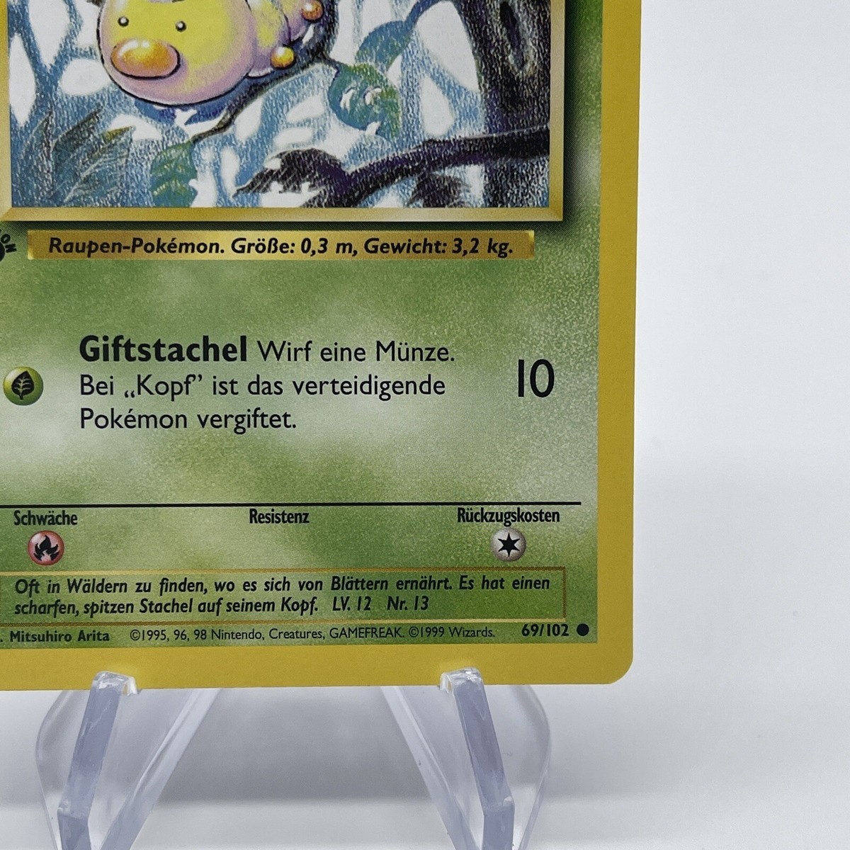 Shiny Weedle Card