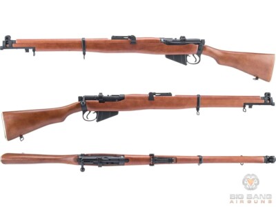 Big Bang Air Guns No.1 Mk3 SMLE Bolt Action CO2 Gas .177 BB Air Rifle ...