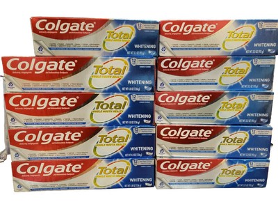 Lot of 10 Colgate Total Advanced Whitening Toothpaste Paste Gel, 3.3 ...