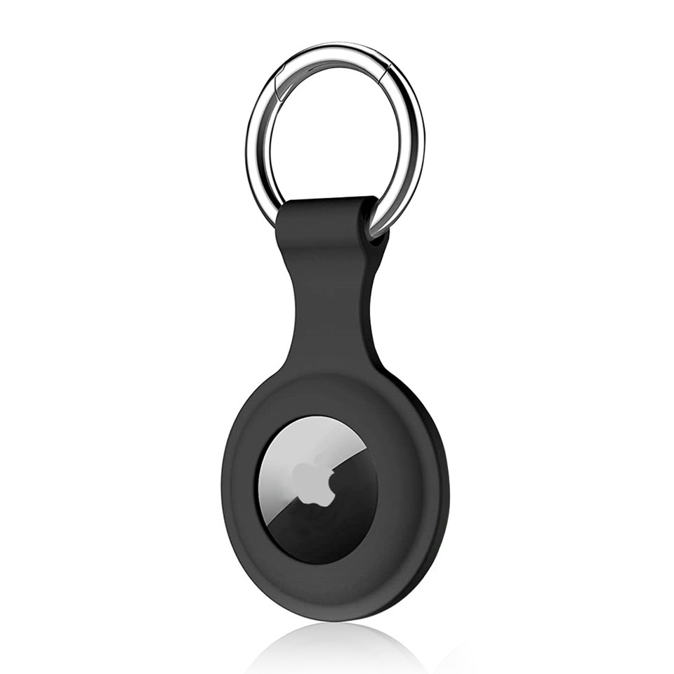 AirTag Case For Apple Air Tag Cover Tracker Silicon Car Key Ring ...