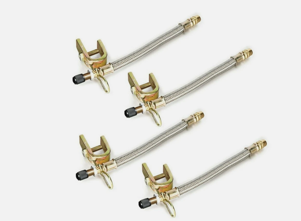 2PCS new Valve Stem Flexible Extension Dually Tire Valve Stem Extenders ...