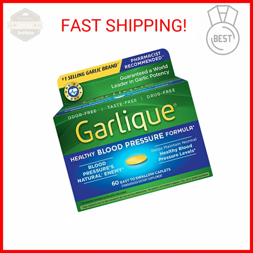 Garlique Garlic Extract Supplement, Healthy Blood Pressure Formula ...