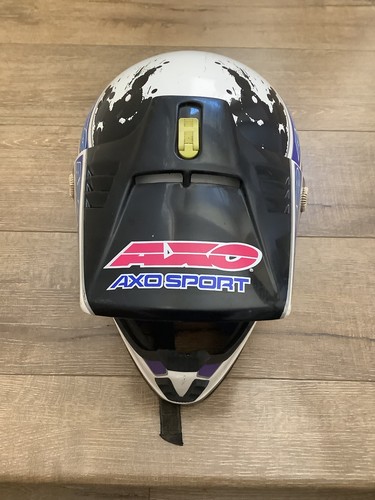 AXO Sport RX2 Motocross Helmet/Carbon Fiber/ Sz 7 1/8/ Windjammer/ Dowd ...