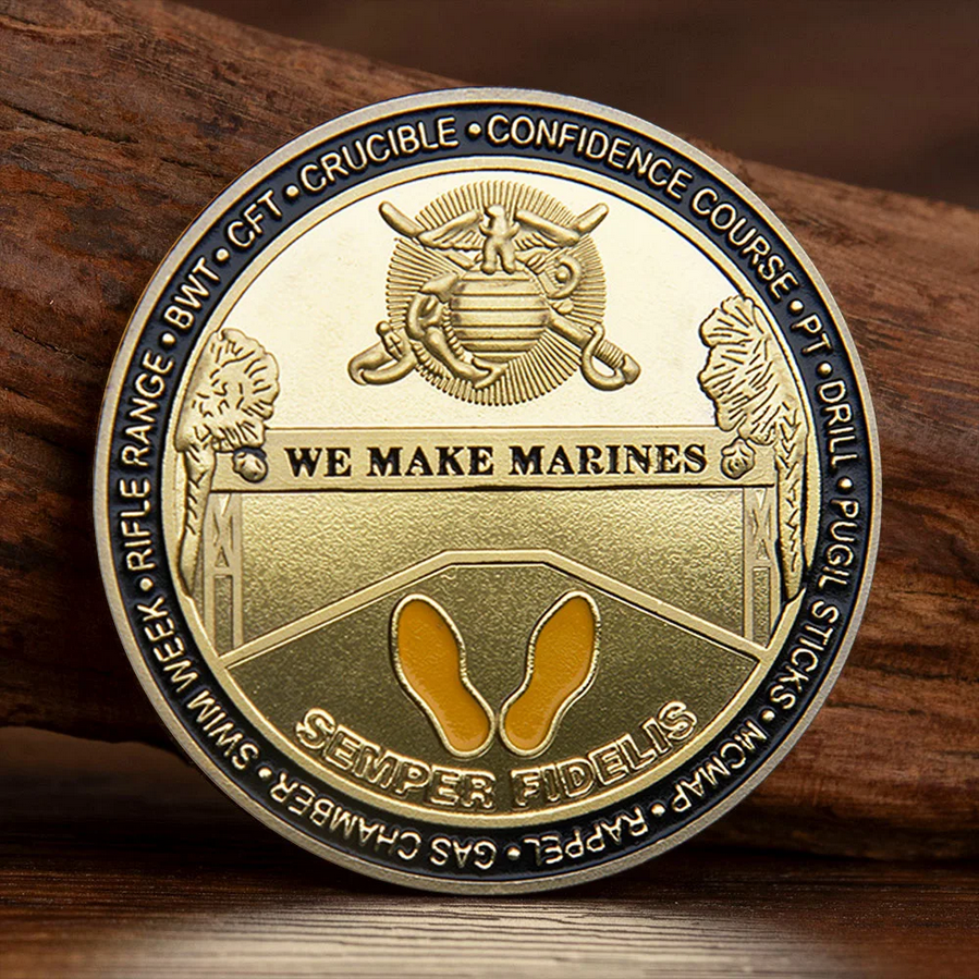 Marines We Make Marines Challenge Coin Collectable Armed Forces B 1-pc ...