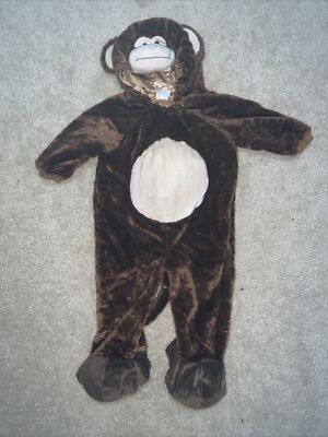 SNUGGLY ONE PIECE HOODED MONKEY COSTUME 18M Koala Kids | eBay
