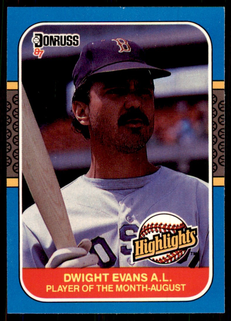1987 Donruss Highlights Dwight Evans Baseball Cards #33 | eBay