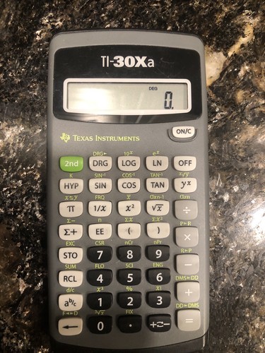 texas instruments ti-30xa scientific calculator | eBay