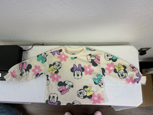 DISNEY Junior 3T Minnie Mouse Beige Sweatshirt | eBay