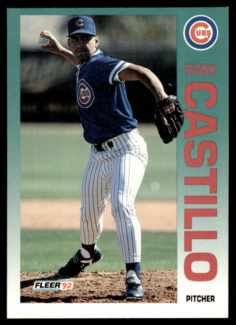 1992 Fleer #378 Frank Castillo Rookie Chicago Cubs | eBay
