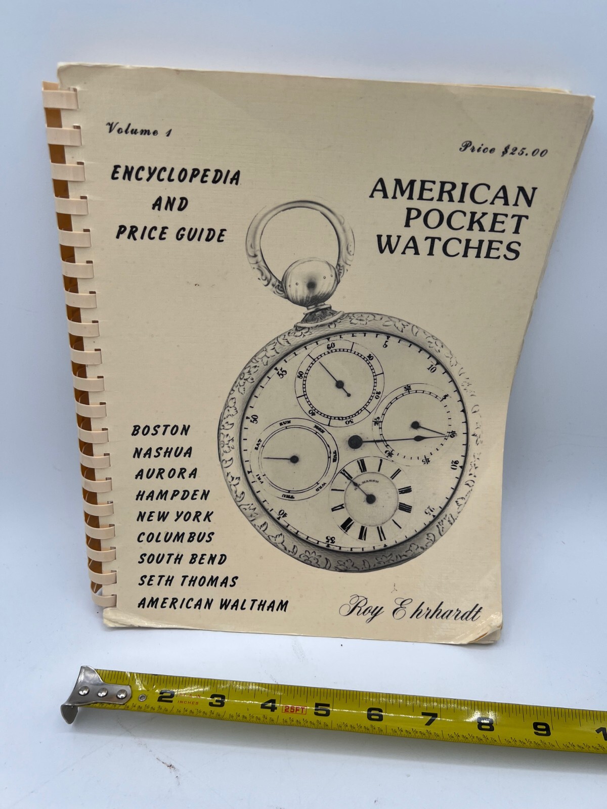 Volume 1 1982 Encyclopedia Price Guide American Pocket Watches - Roy ...