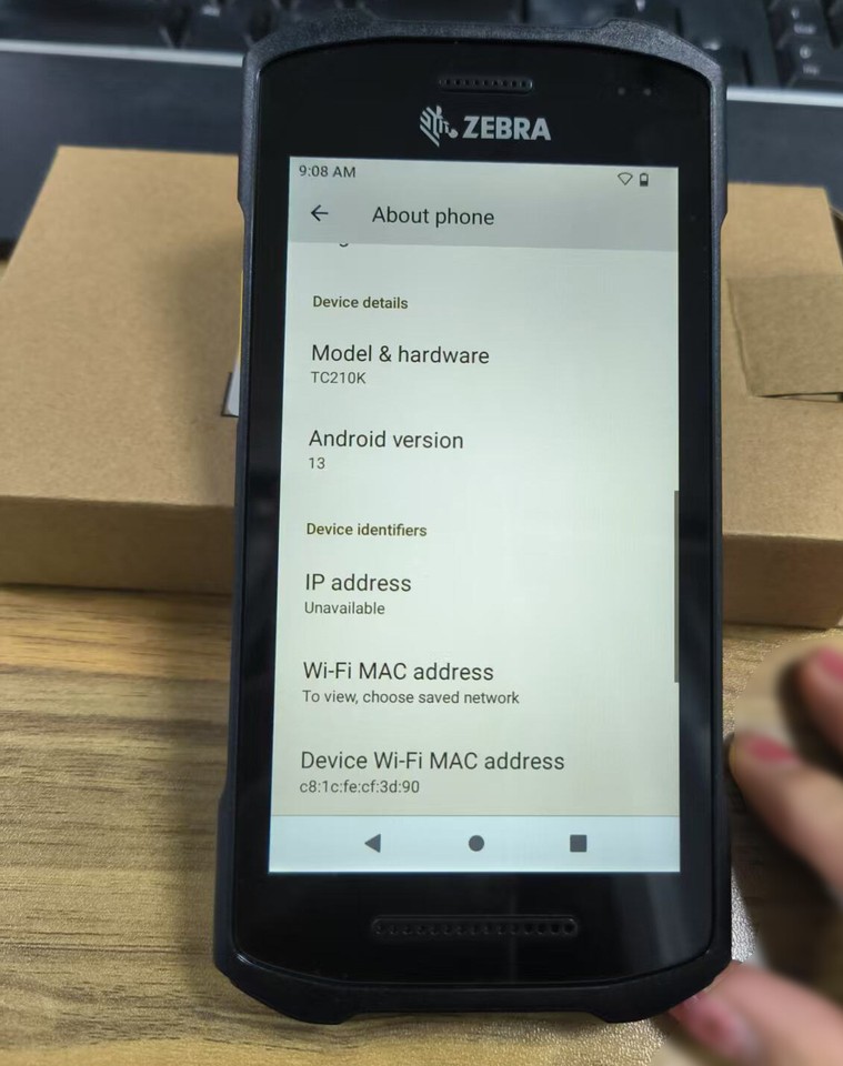 Zebra TC21 TC210K Android Wireless Mobile Computer 1D/2D/QR Barcode ...