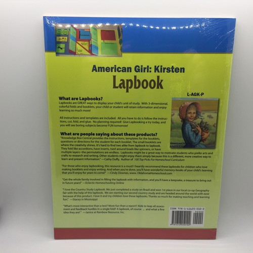 American Girls - Meet Kirsten Lapbook by Cyndi Kinney (2010, CD-ROM ...
