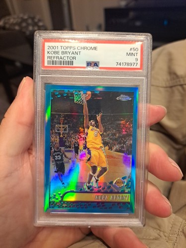 2001 TOPPS CHROME REFRACTOR KOBE BRYANT......PSA 9 MINT | eBay
