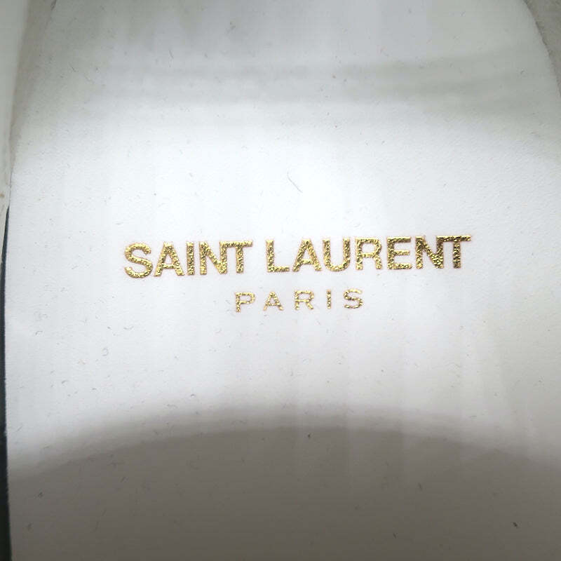 Saint Laurent Court Classic SL/06 Embroidered Low Top Sneakers White ...