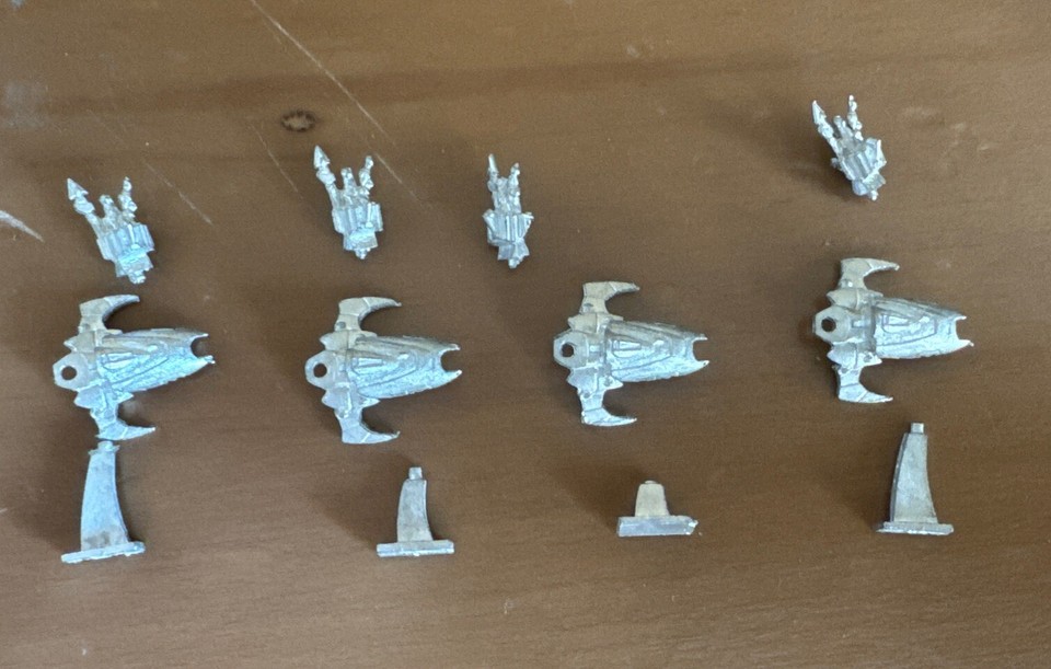 Warhammer EPIC 40K - 4 Metal Eldar/Aeldari Farseer Vyper Jetbikes | eBay