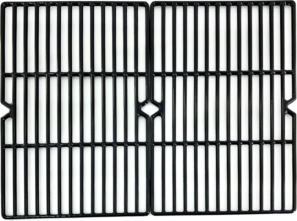DC107 Grill Grates 2Pk 19 1/4”Cast Iron for Charmglow, Jenn-Air ...