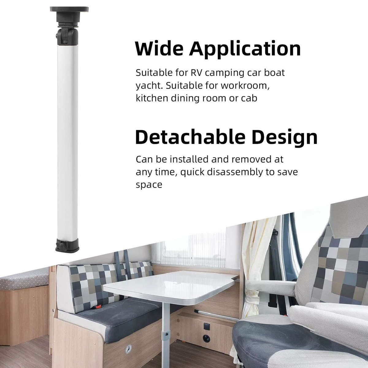 Rv Folding Table Adjustable Leg Table Legs 2PCS/Lot H=400mm Folding