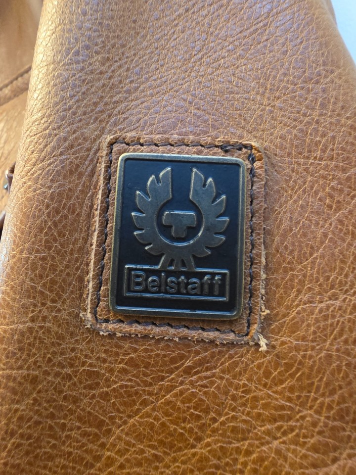 Belstaff Panther - Tan heavy leather - Malenotti Era | eBay