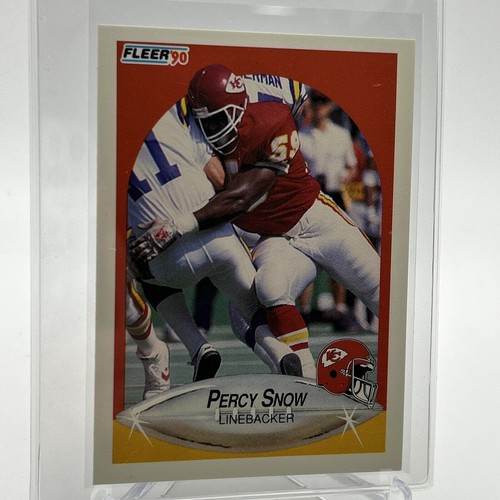 1990 Fleer Update Percy Snow Football Card #U-91 Mint FREE SHIPPING | eBay