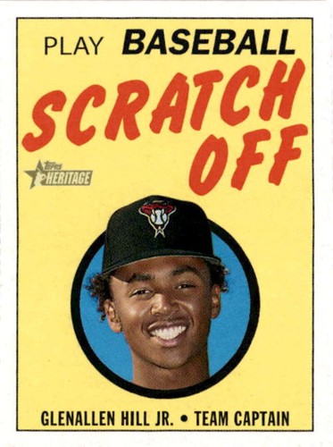 2020 Topps Heritage Minor League 1971 Scratch Off #29 Glenallen Hill Jr ...
