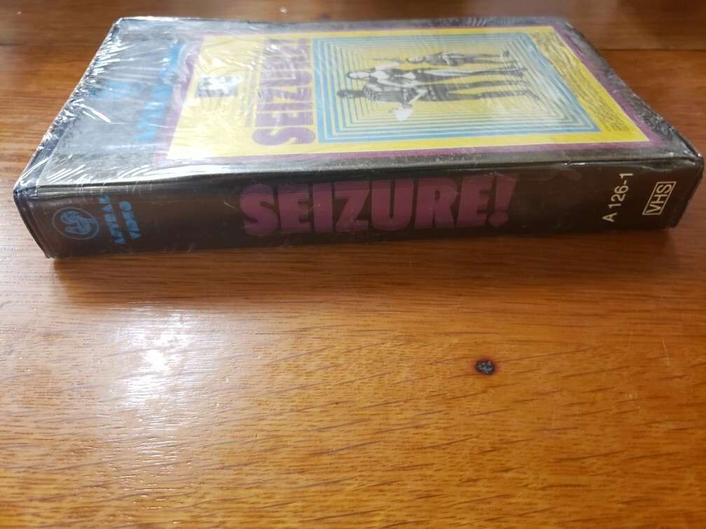 Seizure! VHS Jonathan Frid, Oliver Stone Film Horror RARE Astral Video ...
