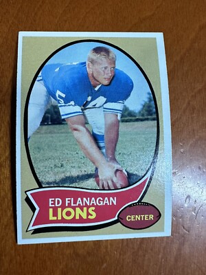 1970 Topps #11 Ed Flanagan * Center * Detroit Lions * NM + | eBay