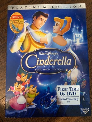 Cinderella (DVD, 2005, 2-Disc Set, Special Edition) with slipper ...