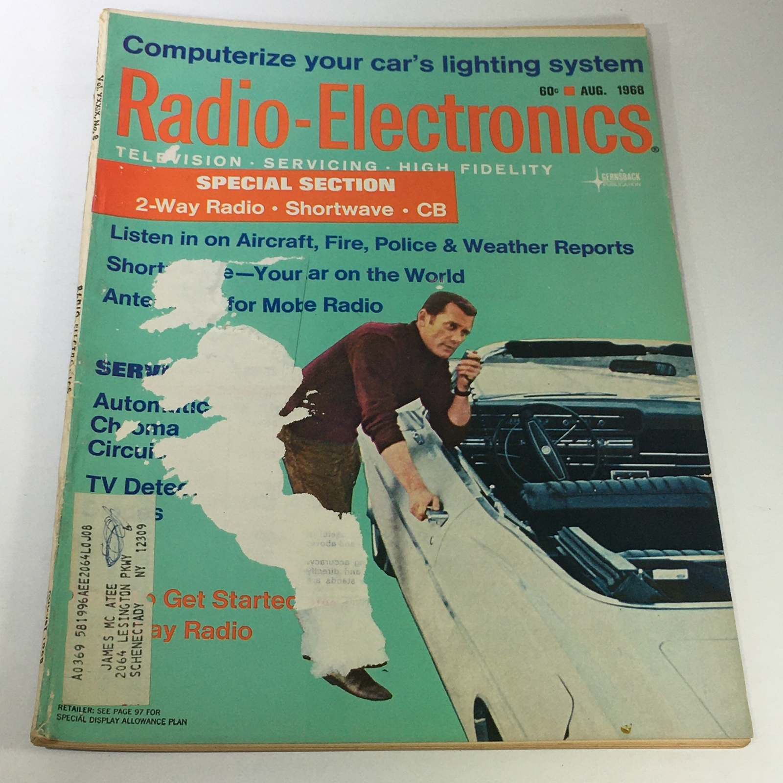 VTG Radio-Electronics Magazine August 1968 - 2-Way Radio / Shortwave ...
