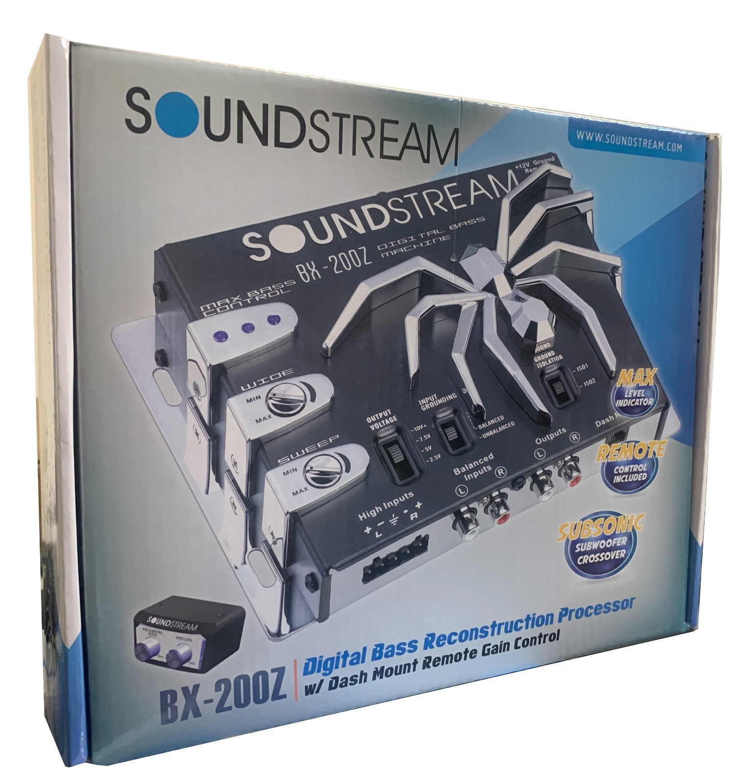 Soundstream BX-20Z Black Digital Bass Reconstruction Processor ...