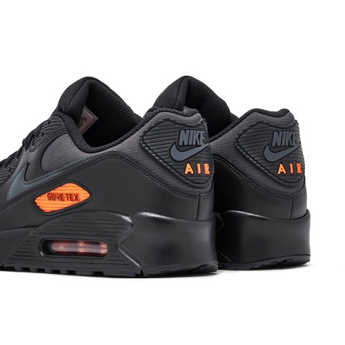 Men Size 8US Nike Air Max 90 GoreTex Black Running Shoes Sneakers Women ...