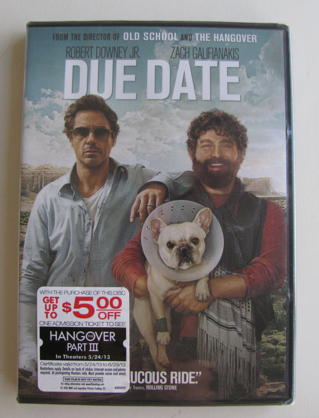 Due Date (DVD, Robert Downey Jr., Zach Galifianakis w/Special Features ...