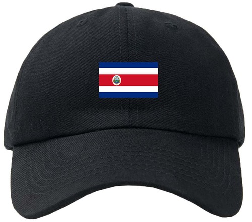 Costa Rica Flag Black Baseball Cap Personalization Available | eBay
