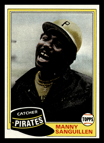 1981 Topps Manny Sanguillen Pittsburg Pirates #226 VG-EX Baseball Card ...