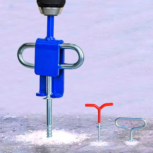 Ice Fishing Anchor Tool Metal for Anchors Make Set up Shelter Quick and ...