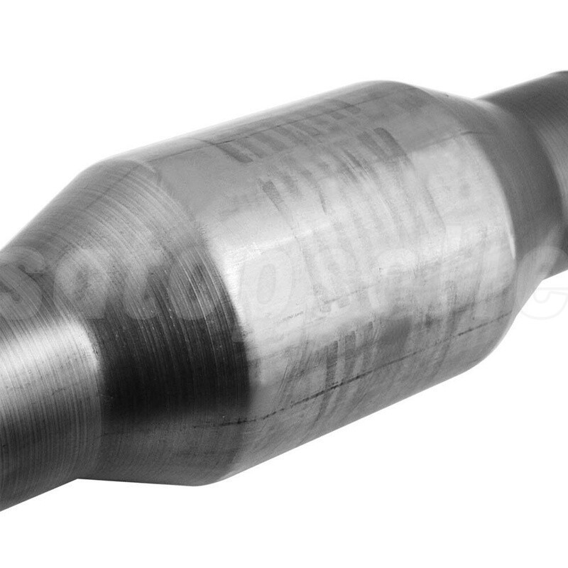 2PCS 2.5" Universal High Flow Performance Catalytic Converter Racing ...