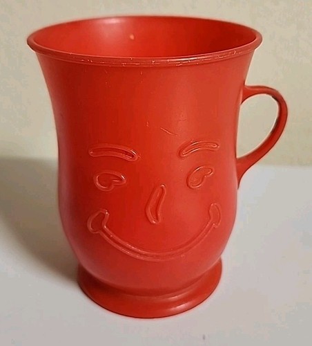Vintage Red KOOL-AID Man Face Mug Plastic Handled Cup | eBay
