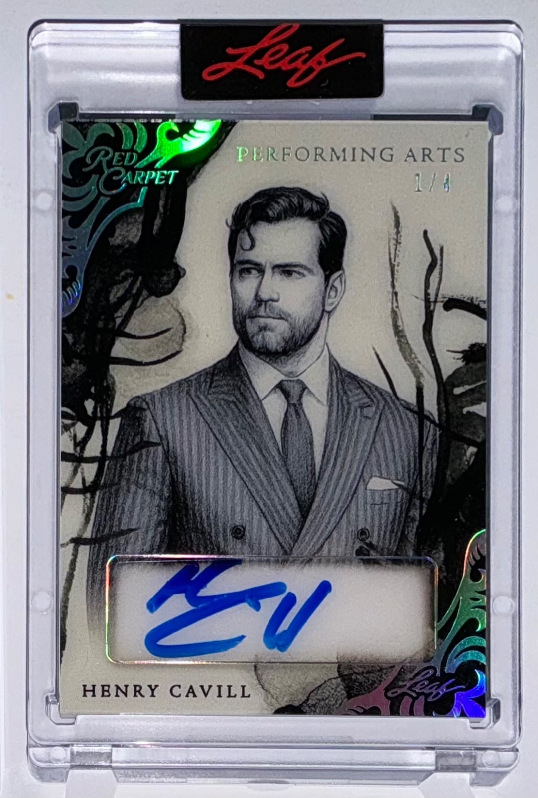 2025 Leaf Red Carpet Henry Cavill Auto Autograph #d 1/4 Performing Arts ...