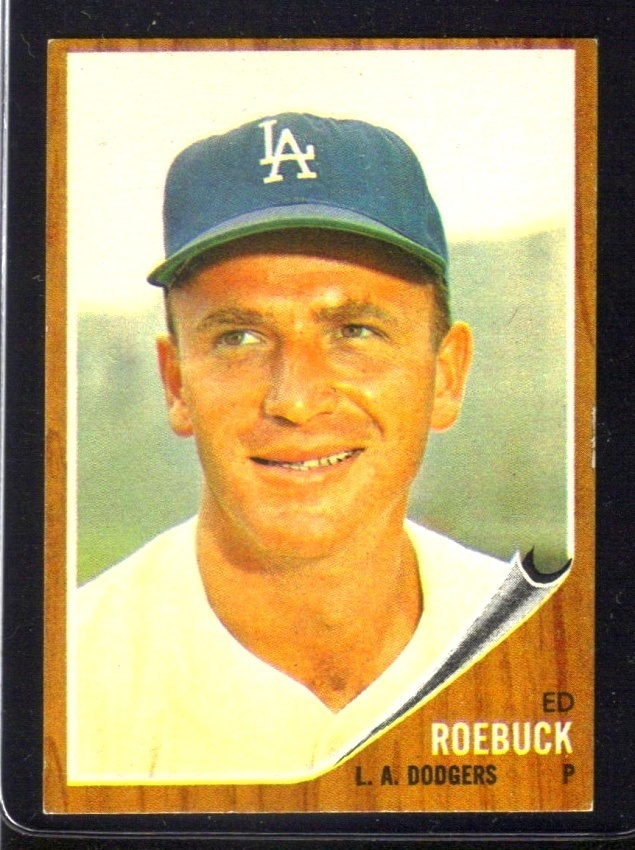 1962 Topps #535 Ed Roebuck LOS ANGELES DODGERS ~ EX/MT | eBay