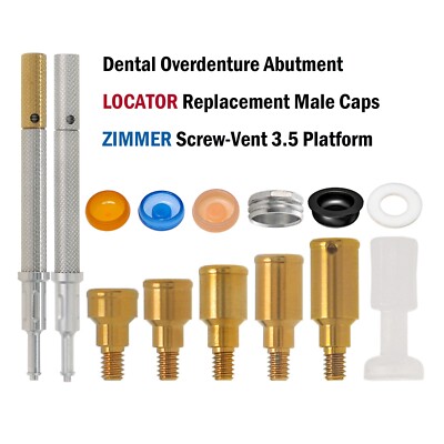 Dental 3.5/4.5mm Locator Attachment For Zimmer Screw-Vent system ...