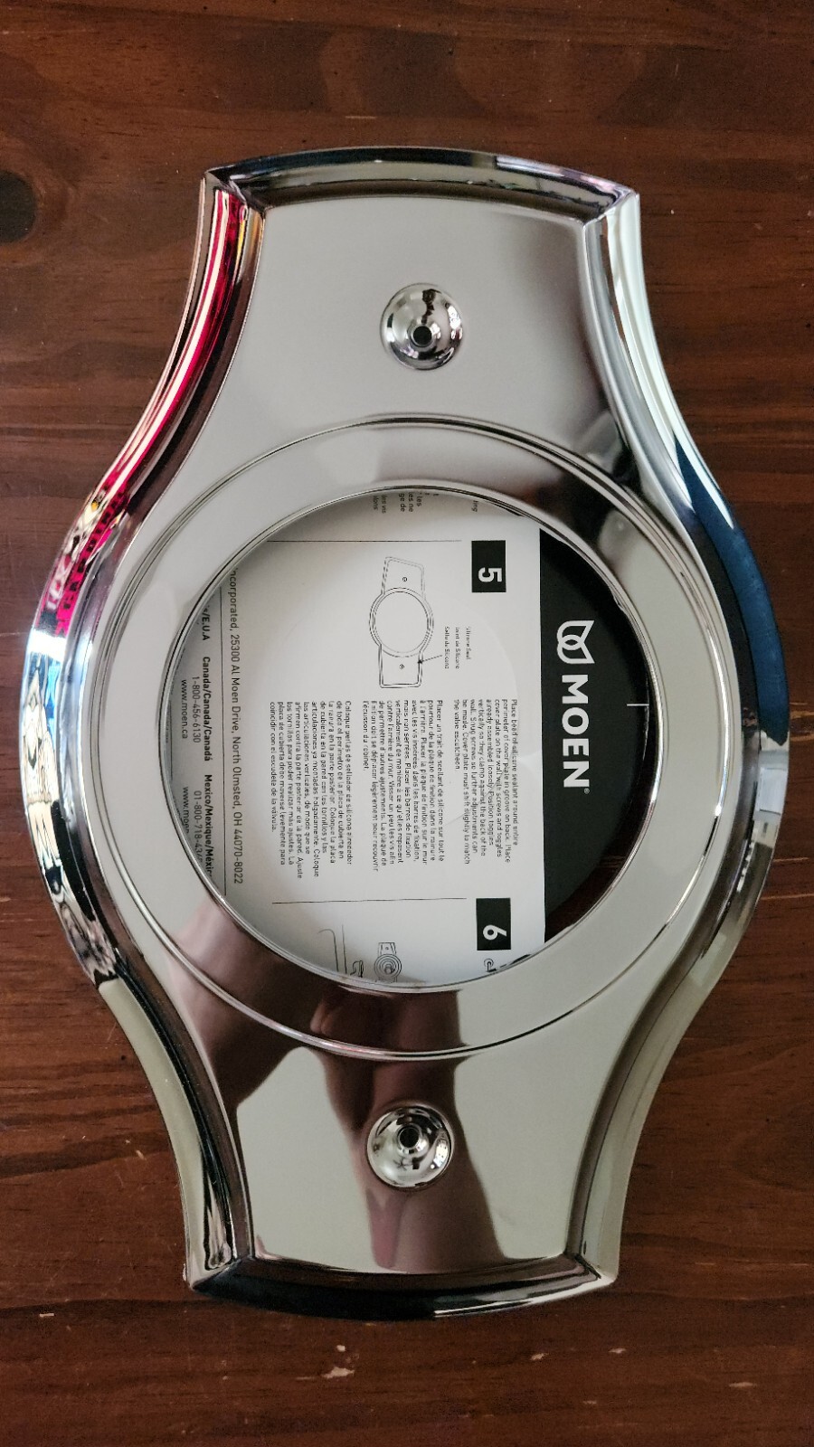 Moen 1920 Remodeling Tub and Shower Cover Plate for 2 and 3 Handle ...