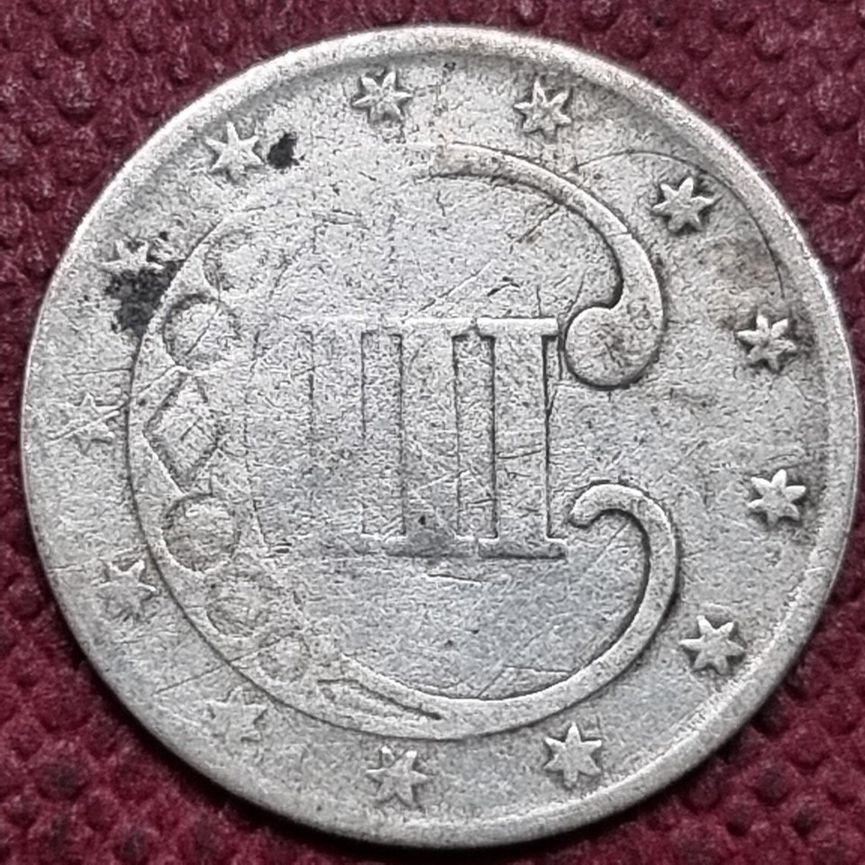 1852 Three Cent Silver Trime 3c Better Grade #68222 | eBay