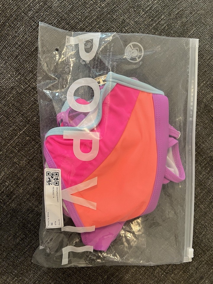 NWT Popvil Bikini Swim Suit Medium Pink Purple Orange | eBay