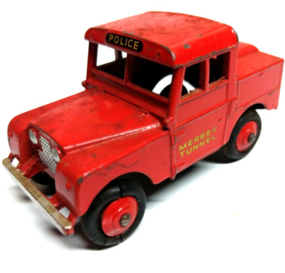 Dinky Mersey Tunnel Police Land Rover No.255 Red Made In United Kingdom ...