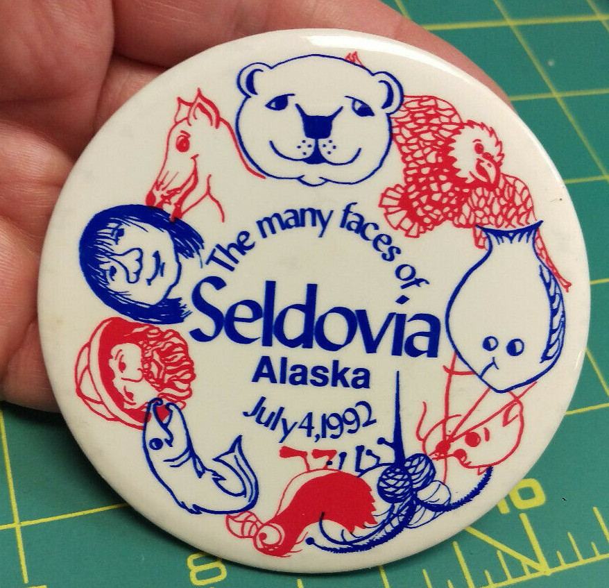 Alaska Button The Many Faces of Seldovia Alaska July 4 1992 people ...