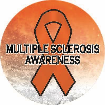 Multiple Sclerosis Awareness Ribbon Sparkle Vinyl Car Window Wall ...
