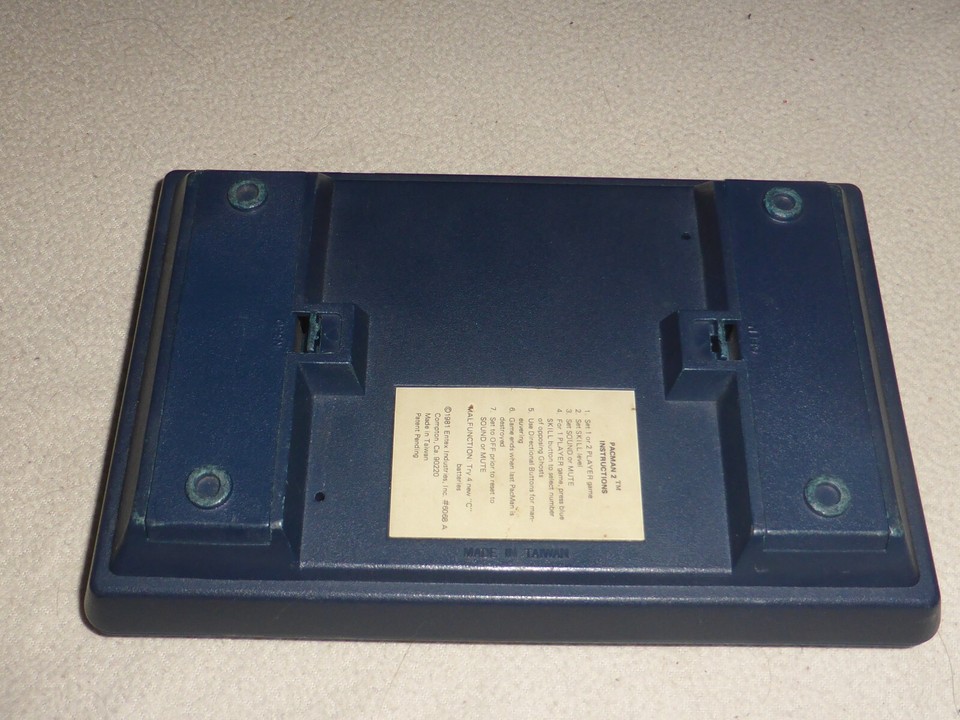 PACMAN 2 ENTEX ELECTRONICS HANDHELD GAME VINTAGE VIDEO PAC MAN 1981 | eBay