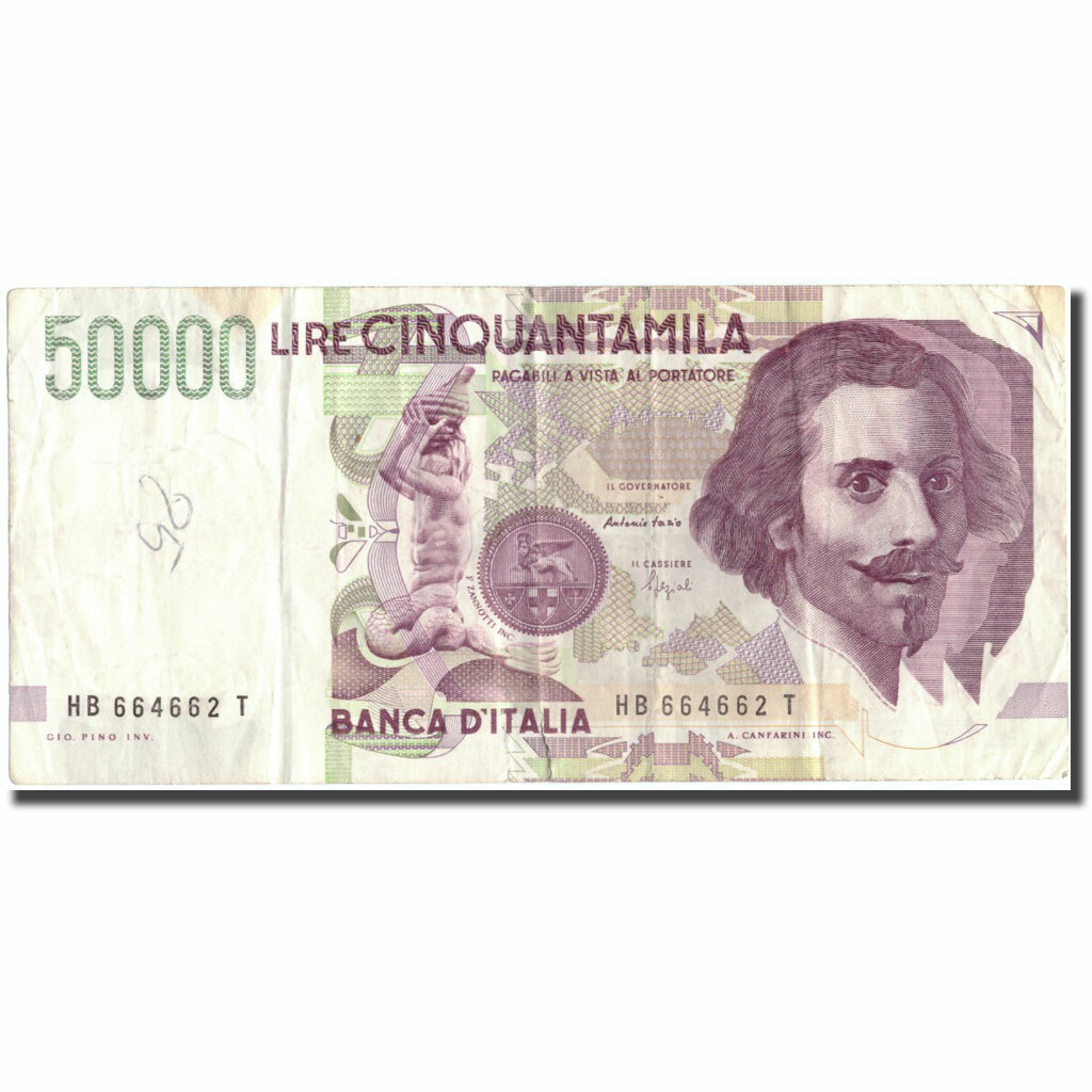 [#214323] Banknote, Italy, 50,000 Lire, 1992, 1992, KM:113b, VF | eBay