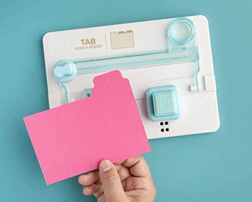 Tab Punch Board Arts and Crafts and Scrapbooking Tool Create Custom ...